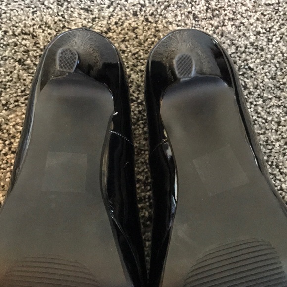 Heart In D | Shoes | Heart In D Black Patent Leather Platform Heels ...